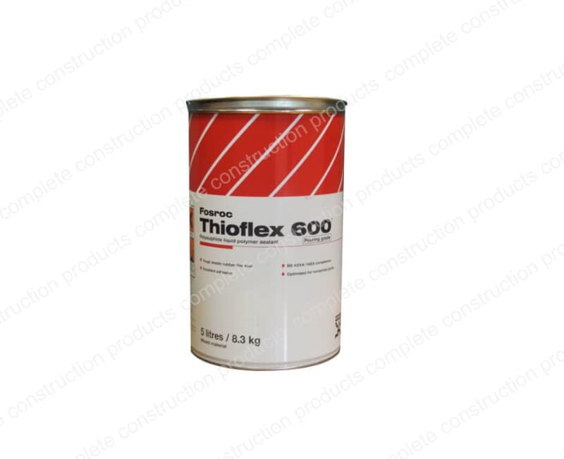 Thioflex 600 - Pouring Grade (Grey) - 5L | Complete Construction Products