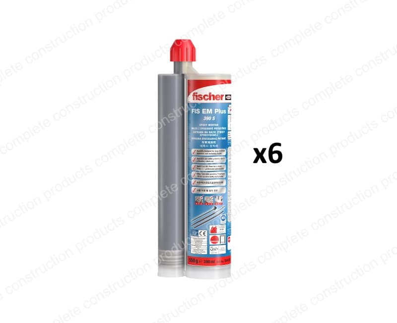 Fischer FIS EM Plus 390 S – CTN 6 x 390ml (544155) - Complete ...